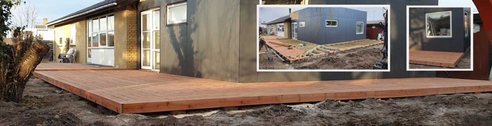 Terrasse i træ | bedste kvalitet → bedste pris | Vi bygger træterrasser ...